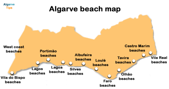 Beaches in the Algarve That You Should Visit (Including A Beach Map)